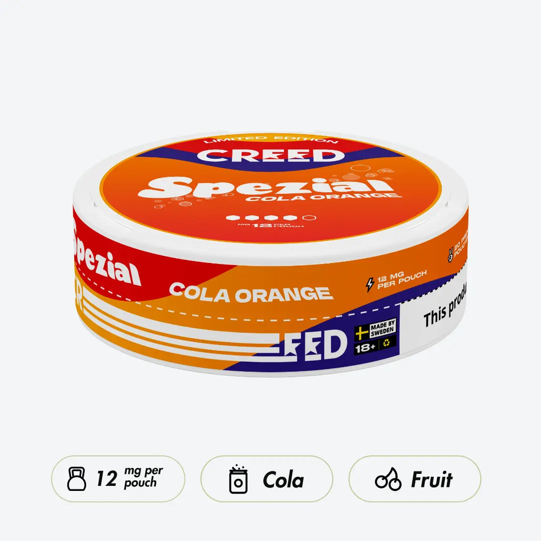 CREED Spezial Cola Orange Snus - Limited Edition Nikotinbeutel!
